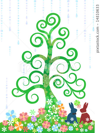Tree of June - Stock Illustration [14810633] - PIXTA