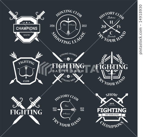 club, element, emblem - Stock Illustration [14918930] - PIXTA