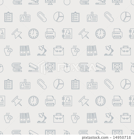 office line icon pattern set - Stock Illustration [14950718] - PIXTA