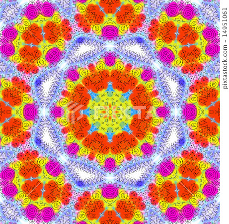 Abstract color pattern - Stock Illustration [14951061] - PIXTA