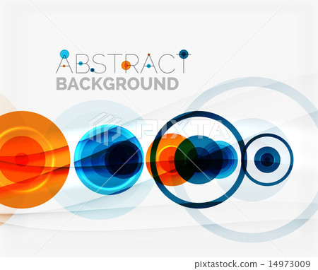 Circle geometric shape composition-插圖素材 [14973009] - PIXTA圖庫