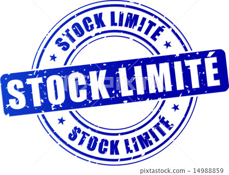 limited stock blue stamp - Stock Illustration [14988859] - PIXTA
