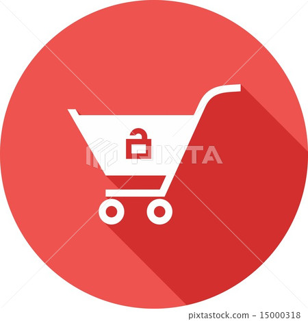 Unlock Cart - Stock Illustration [15000318] - PIXTA