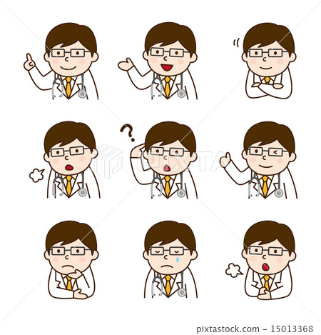 Facial expression _ Doctor - Stock Illustration [15013368] - PIXTA