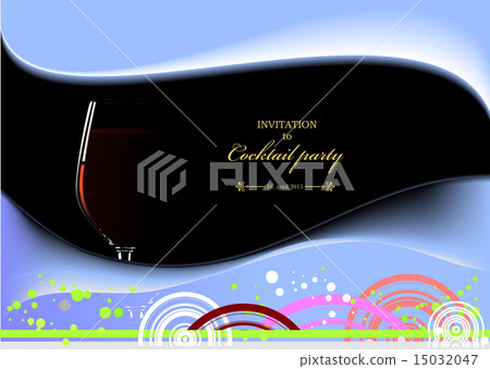 Abstract background with Glass of red wine - Stock Illustration ...