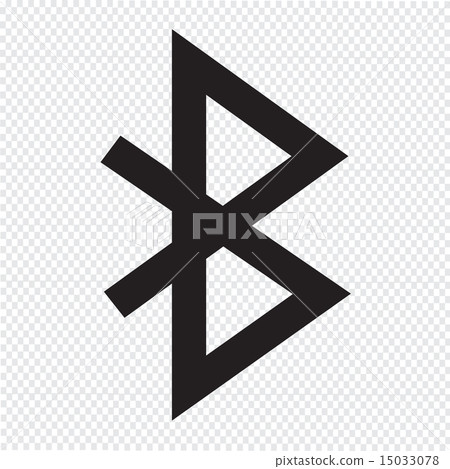 Bluetooth sign icon - Stock Illustration [15033078] - PIXTA