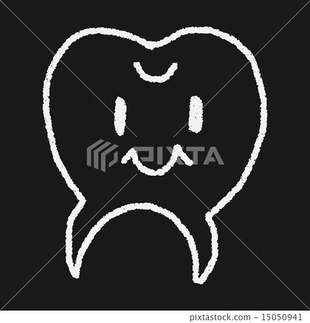 tooth doodle drawing - Stock Illustration [15050941] - PIXTA