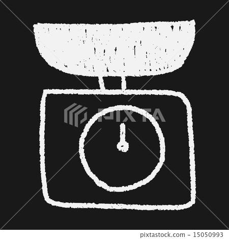 scale weight doodle drawing - Stock Illustration [15050993] - PIXTA