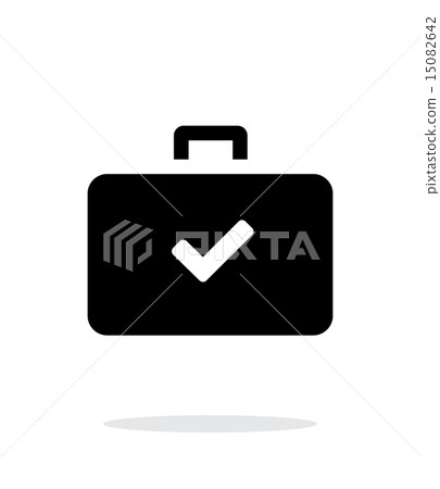 Check case simple icon on white background. - Stock Illustration ...