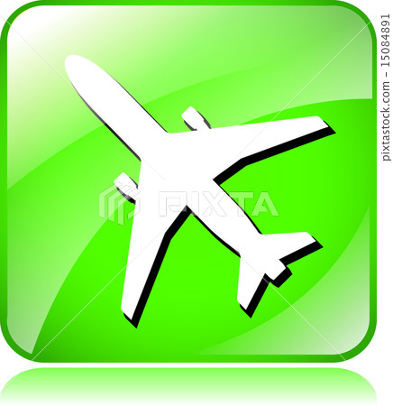 green aircraft icon - Stock Illustration [15084891] - PIXTA