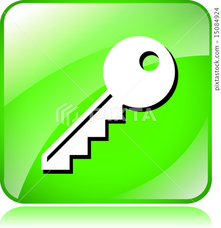 green key icon-插圖素材 [15084924] - PIXTA圖庫