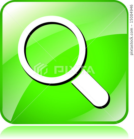 green search icon - Stock Illustration [15084946] - PIXTA