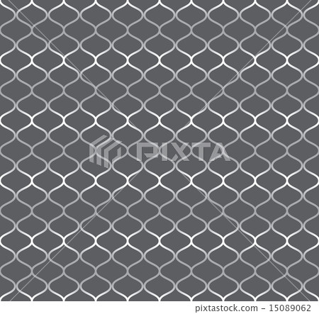 Silver Retro Net Seamless Pattern on Pastel - Stock Illustration ...