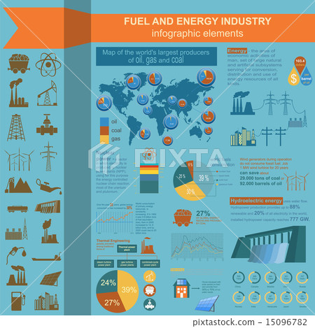 Fuel and energy industry infographic - Stock Illustration [15096782 ...