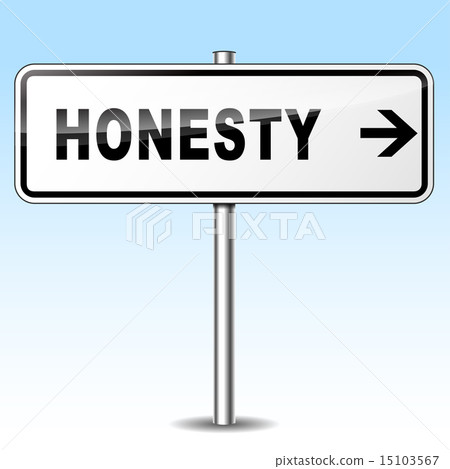 honesty sign - Stock Illustration [15103567] - PIXTA