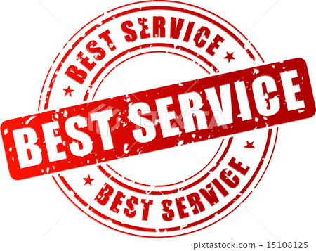 Vector best service stamp - Stock Illustration [15108125] - PIXTA