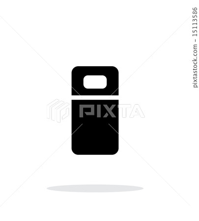 Single bed simple icon on white background. - Stock Illustration ...