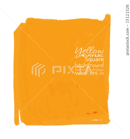 yellow acrylic square - Stock Illustration [15121526] - PIXTA