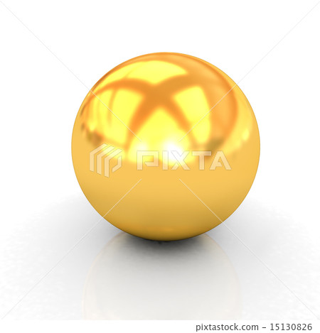 Gold Ball 3d render - Stock Illustration [15130826] - PIXTA