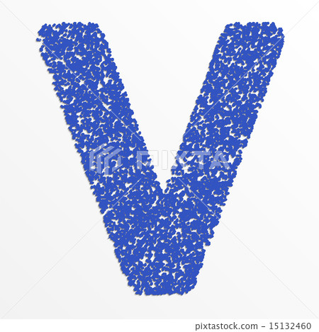 Vector multi color alphabet with grain texture,... - Stock Illustration ...