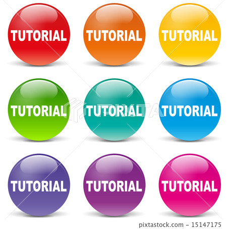 Vector tutorial icons - Stock Illustration [15147175] - PIXTA