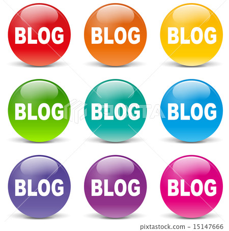 Vector blog icons set - Stock Illustration [15147666] - PIXTA