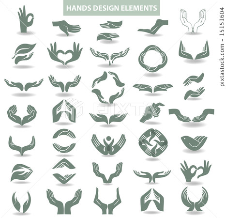 Hands design element - Stock Illustration [15151604] - PIXTA