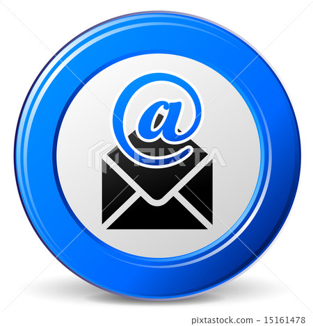 vector round mail icon - Stock Illustration [15161478] - PIXTA