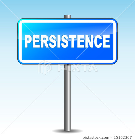 Vector persistence signpost - Stock Illustration [15162367] - PIXTA