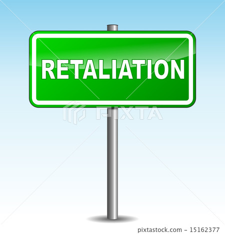 Vector retaliation signpost - Stock Illustration [15162377] - PIXTA