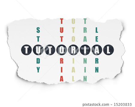 Education concept: word Tutorial in solving... - Stock Illustration ...