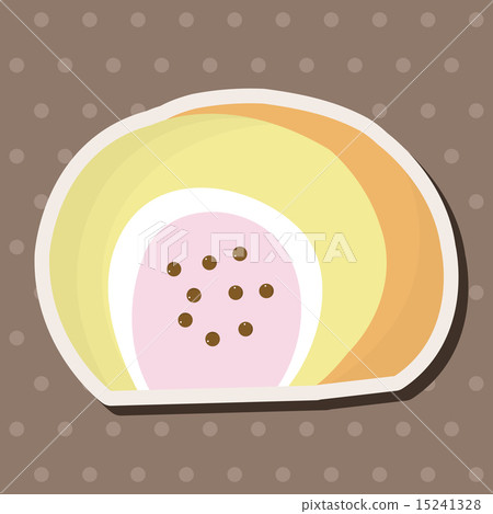 snack, shadow, pastry - Stock Illustration [15241328] - PIXTA