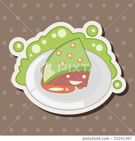 snack, shadow, pastry - Stock Illustration [15241367] - PIXTA
