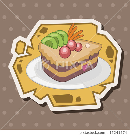 snack, shadow, pastry - Stock Illustration [15241374] - PIXTA