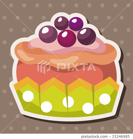 snack, shadow, pastry - Stock Illustration [15246985] - PIXTA