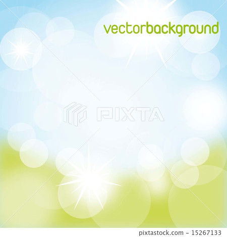 blue and green nature background vector... - Stock Illustration ...