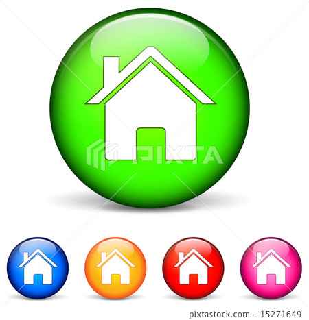 Home round icons - Stock Illustration [15271649] - PIXTA