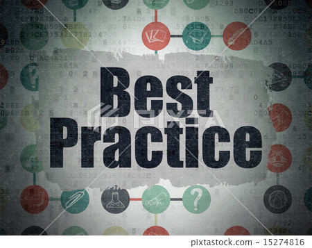 Education concept: Best Practice on Digital... - Stock Illustration ...