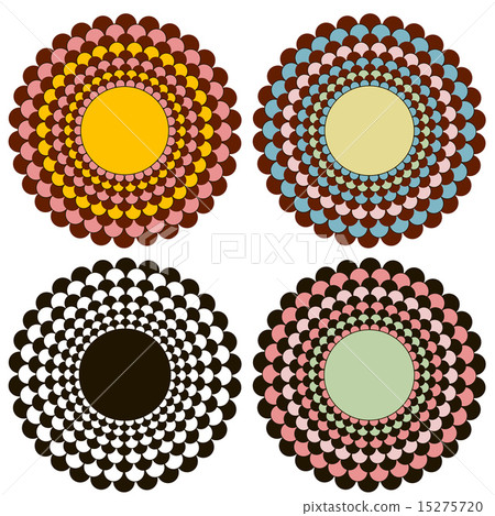 Set of vector decorative circles. - Stock Illustration [15275720] - PIXTA