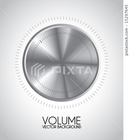 volume icon over gray background vector... - Stock Illustration ...