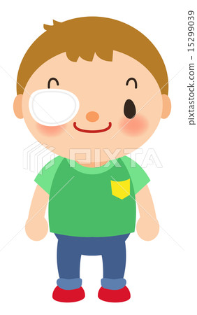 Boys _ eye patch - Stock Illustration [15299039] - PIXTA