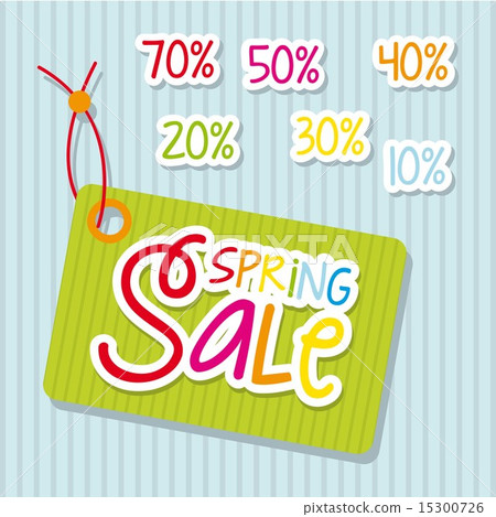 big sale labels over blue background vector... - Stock Illustration ...