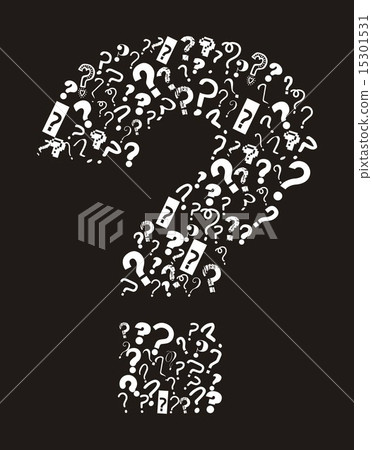 question icon over black background vector... - Stock Illustration ...