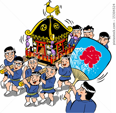 Festival Mikoshi - Stock Illustration [15304324] - PIXTA