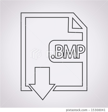 Image File type Format BMP icon - Stock Illustration [15308041] - PIXTA