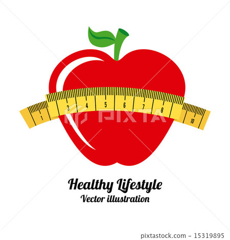 Fitness and sports design over white background... - Stock Illustration ...