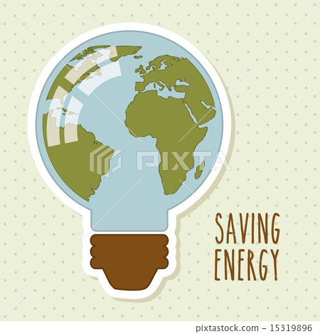 bulbs design over dotted background vector... - Stock Illustration ...