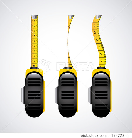 Measure design over gray background vector... - Stock Illustration ...