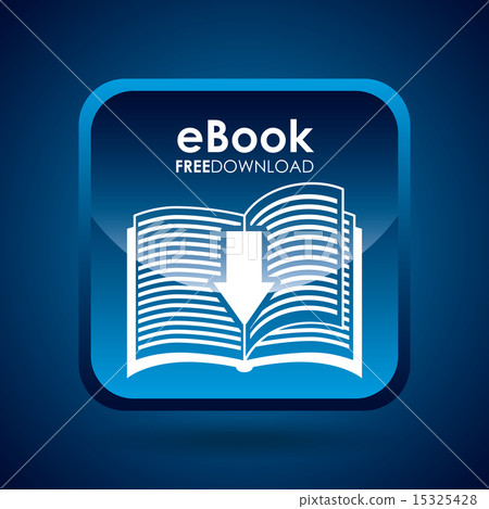 eBook design over blue background vector... - Stock Illustration ...
