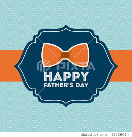 Fathers day design over blue background vector... - Stock Illustration ...